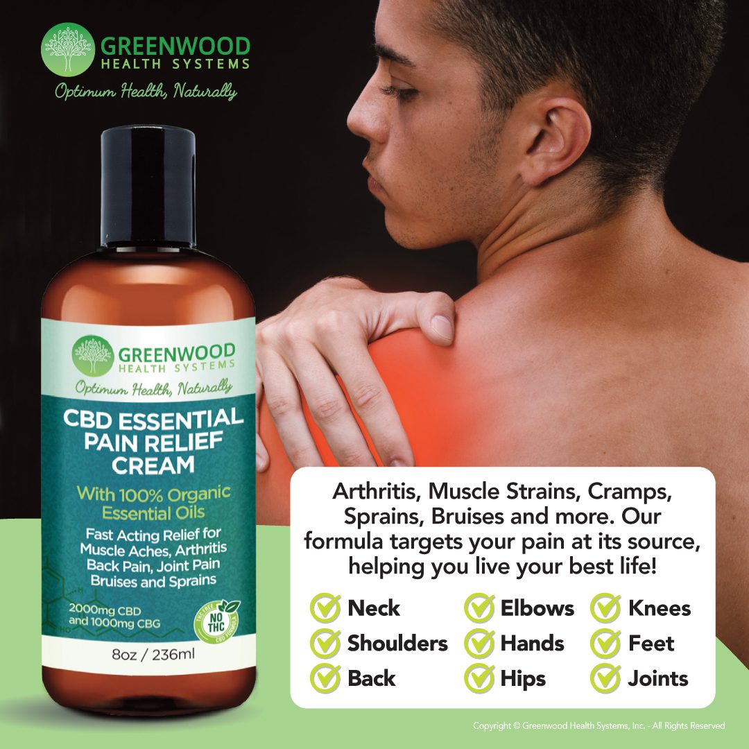 CBD Pain Relief Cream – greenwoodhealth.store